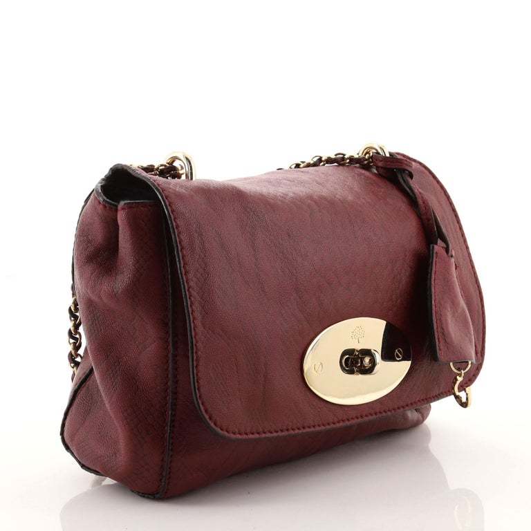 Mulberry Lily Chain Flap Bag Leather Medium at 1stDibs