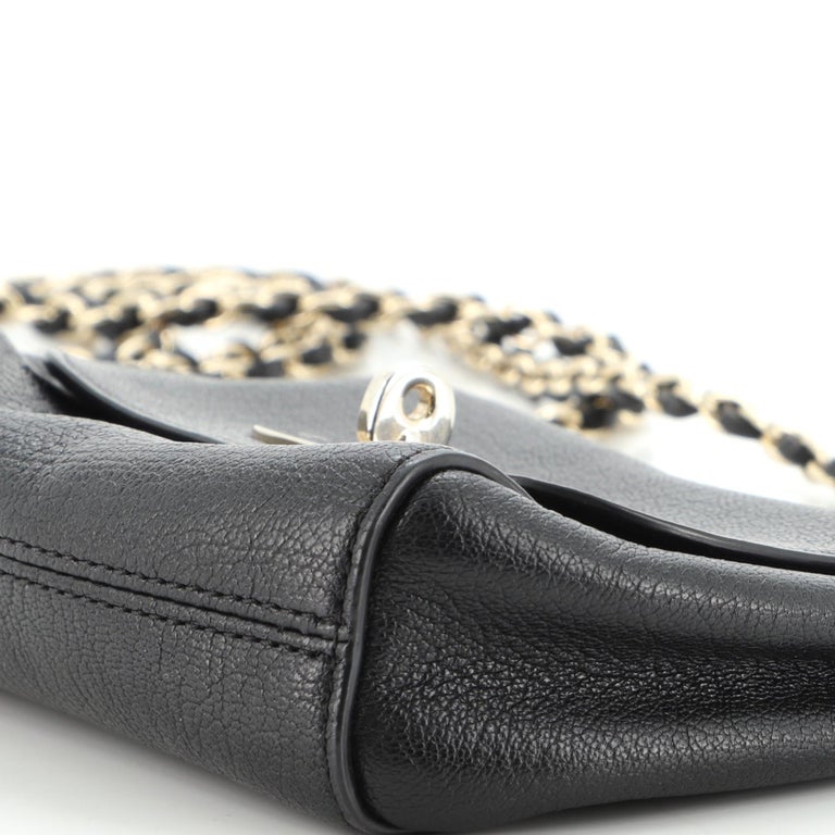 Mulberry Lily Chain Flap Bag Leather Min For Sale at 1stDibs