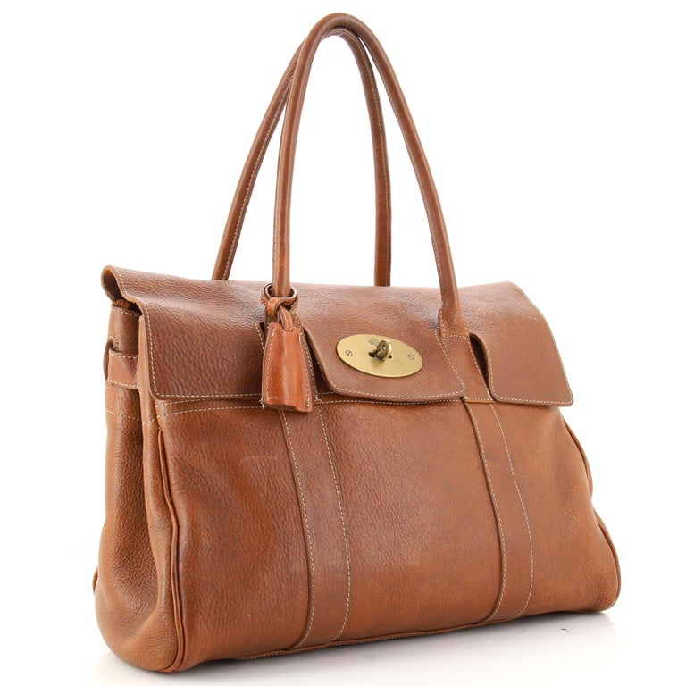 Mulberry Men's Bayswater Satchel Leather Medium For Sale at 1stDibs