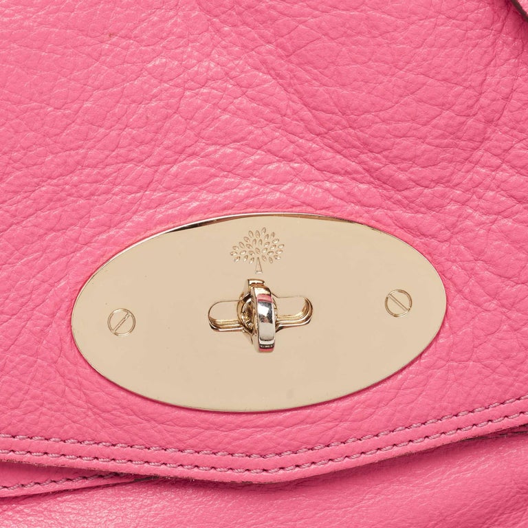 Mulberry Pink Leather Alexa Satchel For Sale at 1stDibs