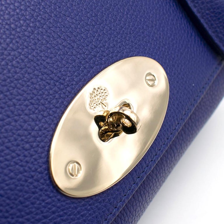 Mulberry Small Royal Blue Lily Bag 20cm at 1stDibs | mulberry blue bag
