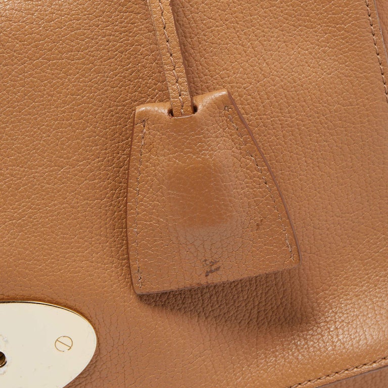 Mulberry Tan Leather Medium Lily Shoulder Bag For Sale at 1stDibs