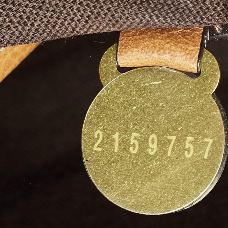 Mulberry Tan Leather Name Tag Suitcase For Sale at 1stDibs