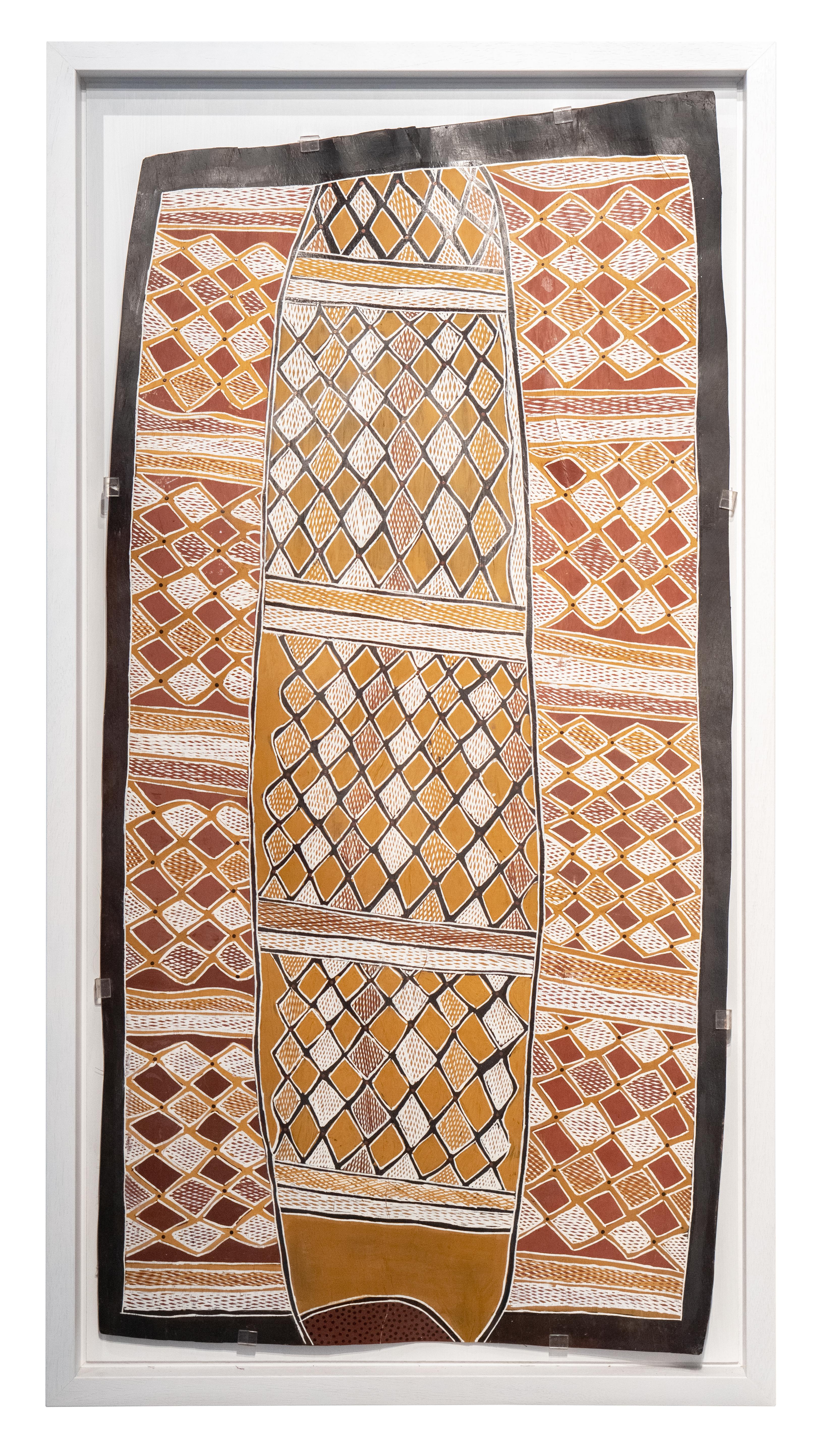 Mulkun Wirrpanda - "Birrkuda" Aboriginal Bark Painting by Mulkun ...