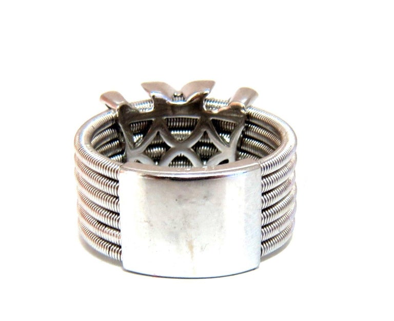 Multi-Band Coil Wrap Ring .30 Carat Natural Diamonds 14 Karat For Sale ...