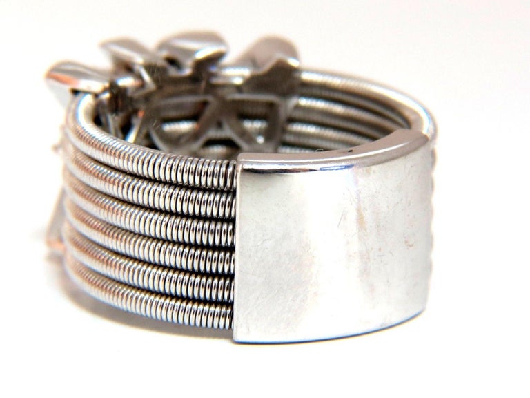 Multi-Band Coil Wrap Ring .30 Carat Natural Diamonds 14 Karat For Sale ...