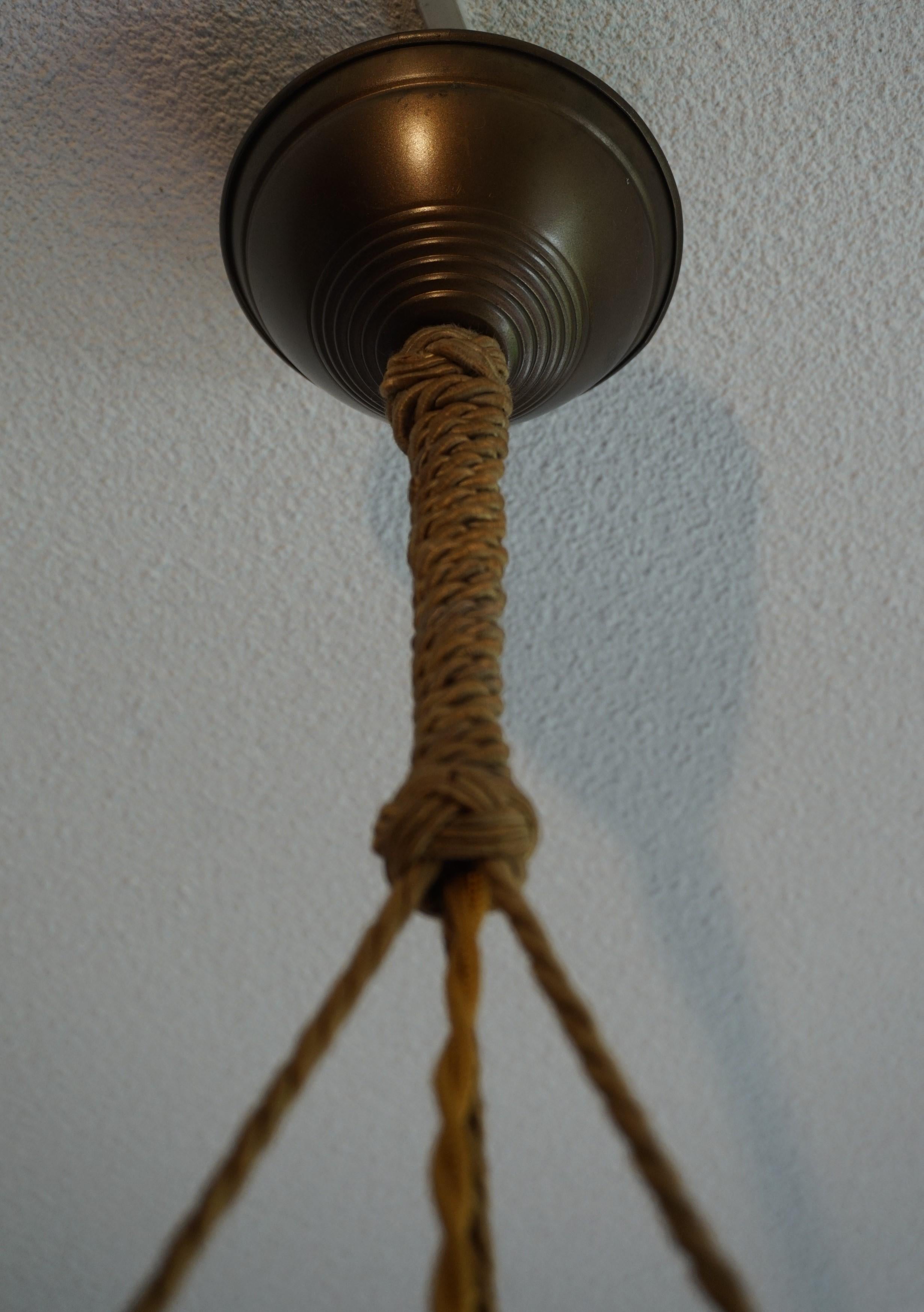 Multi-Color Early 20th Century Alabaster and Original Rope Light ...