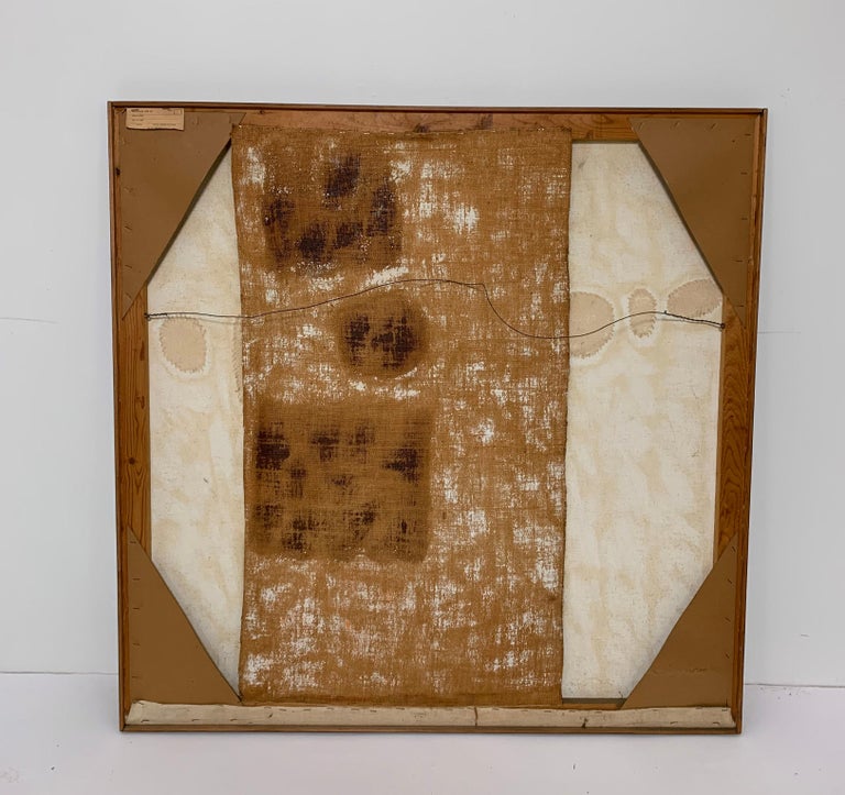 Multi-Dimensional Cut Canvas Painting by Robert Gordenier, circa 1970s ...