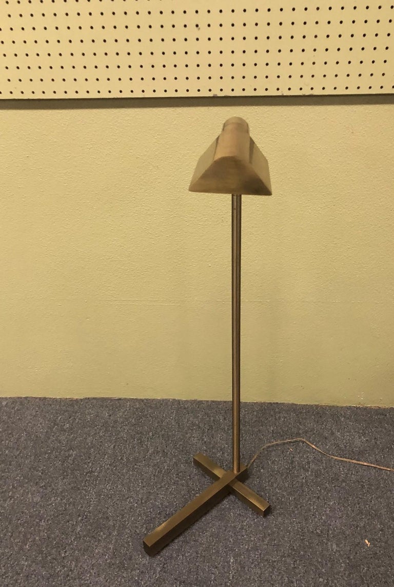 Multi-Directional Brass Floor Lamp by Casella Lighting at 1stDibs