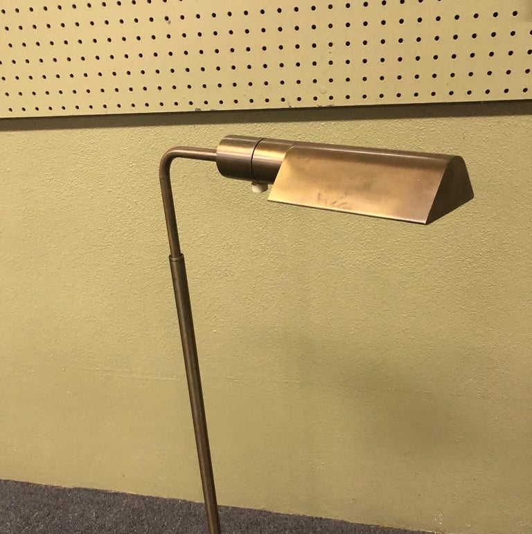 Multi-Directional Brass Floor Lamp by Casella Lighting at 1stDibs