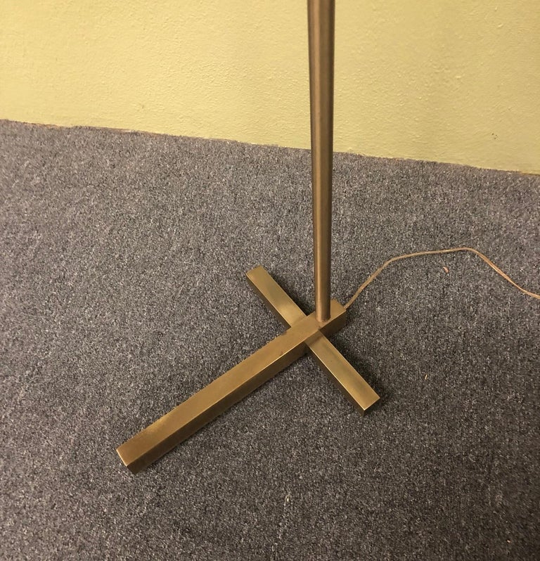 Multi-Directional Brass Floor Lamp by Casella Lighting at 1stDibs