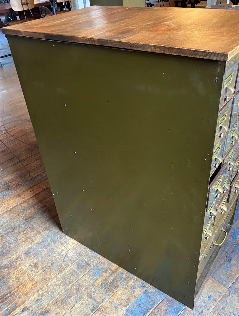 Multi-Drawer Steel Cabinet For Sale at 1stDibs