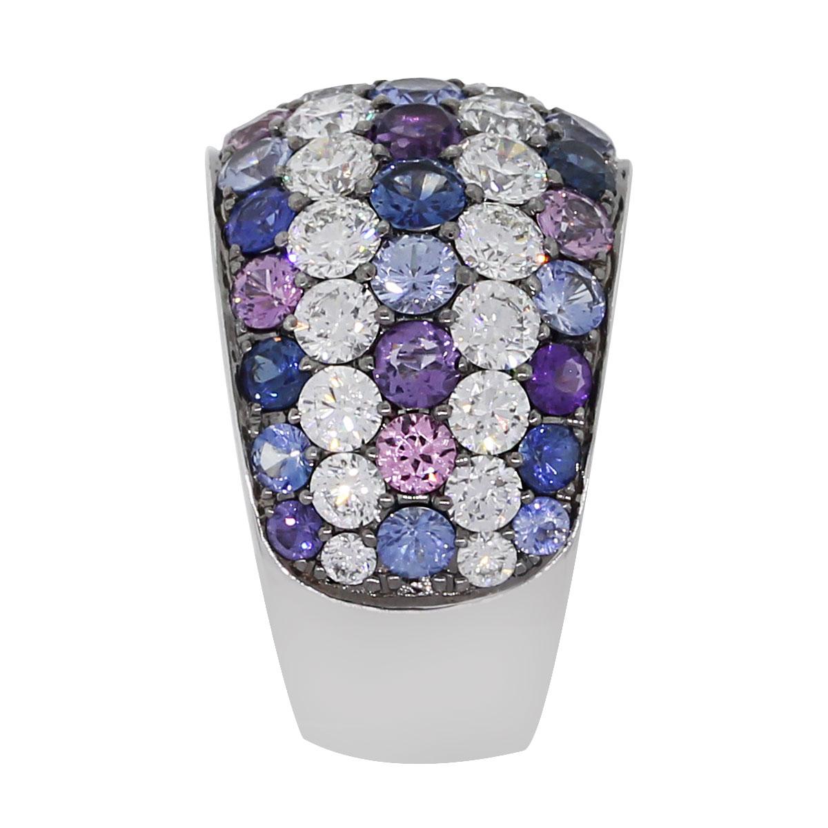 Multi Gemstone Band at 1stDibs