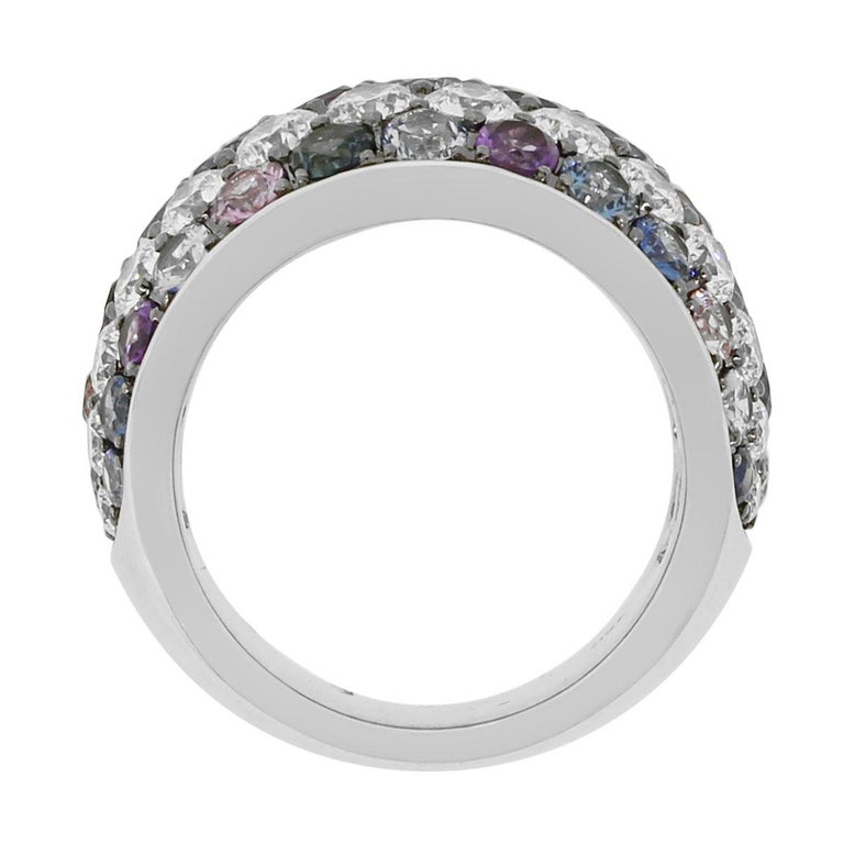 Multi Gemstone Band at 1stDibs