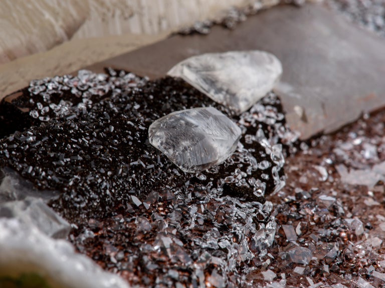 Multi Generational Calcite and Quartz Formation For Sale at 1stDibs