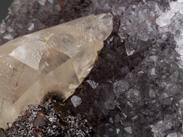 Multi Generational Calcite and Quartz Formation For Sale at 1stDibs