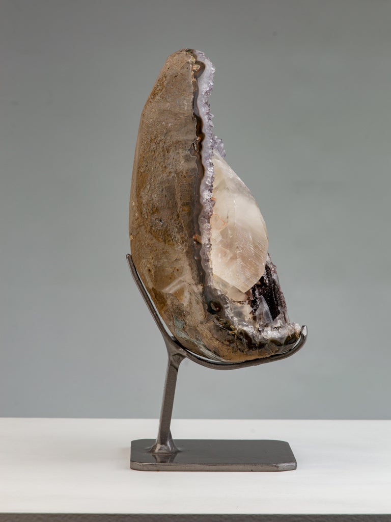 Multi Generational Calcite and Quartz Formation For Sale at 1stDibs