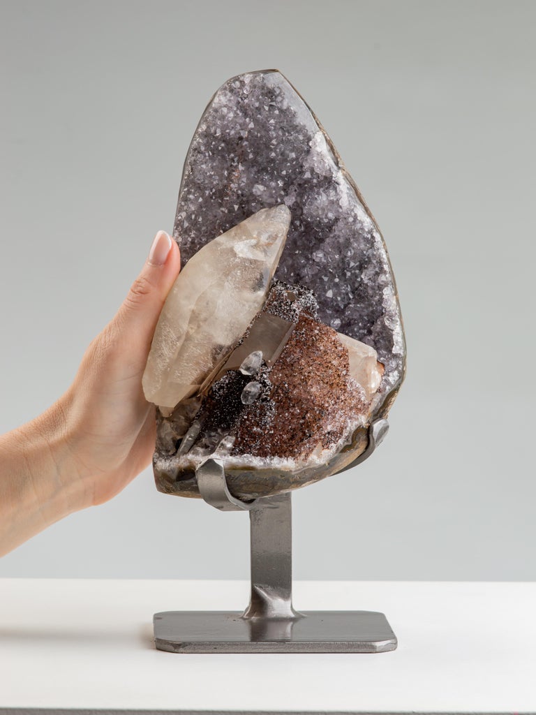 Multi Generational Calcite and Quartz Formation For Sale at 1stDibs