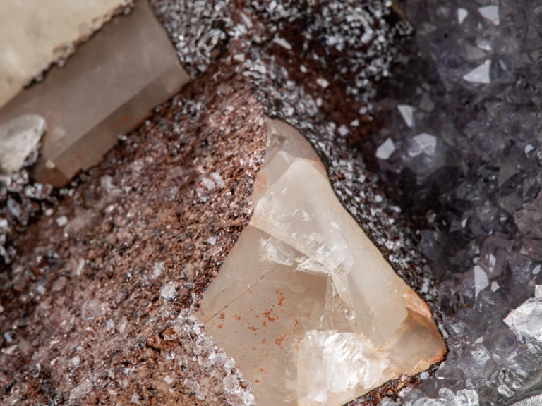Multi Generational Calcite and Quartz Formation For Sale at 1stDibs