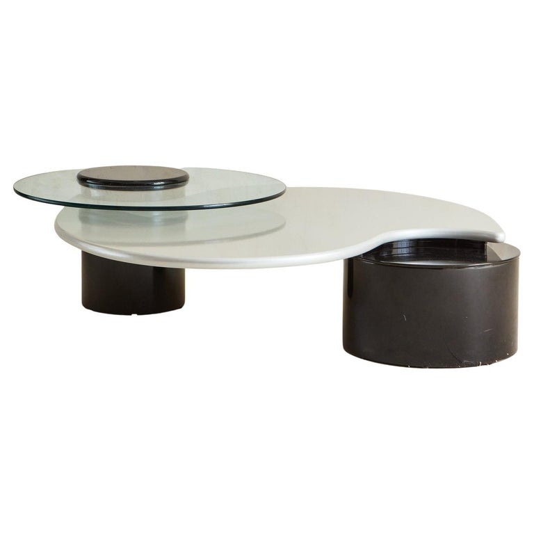 Multi Level Post Modern Coffee Table by Roger Rougier, 1980s For Sale ...