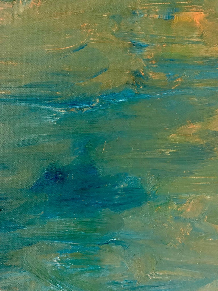 SUNSET SKY AND SEA Abstract Expressionist Painting 2022 For Sale at 1stDibs