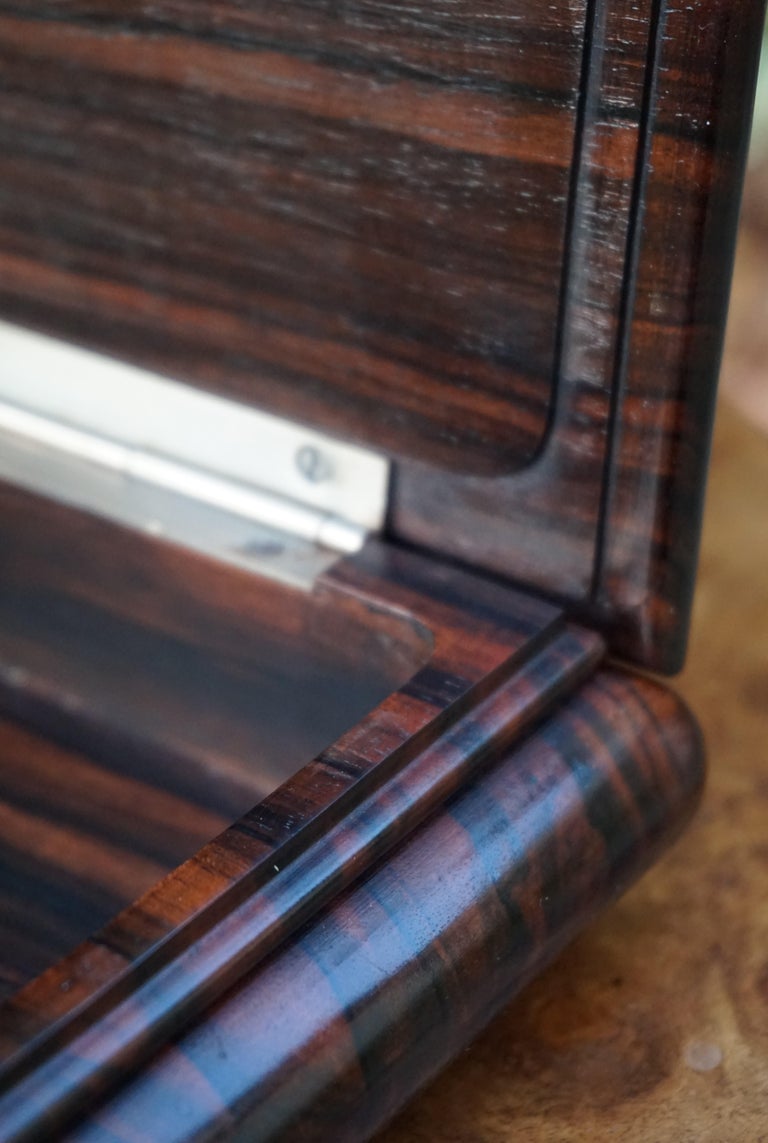 Multi Purpose Art Deco Jewelry or Cigar Box in Coromandel Wood / 1920's ...