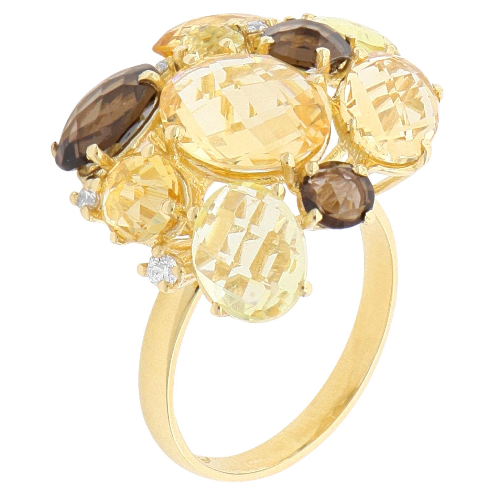 Bulgari Multi-Gemstone Allegra Ring at 1stDibs | bulgari allegra ring
