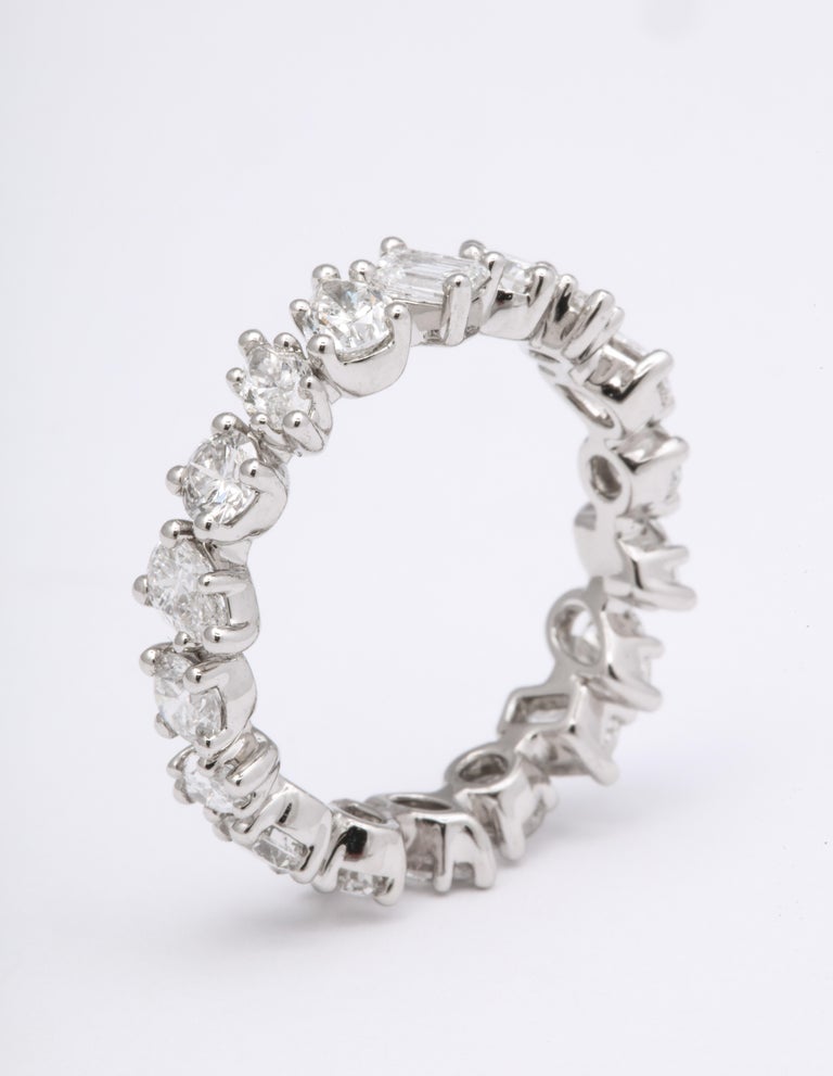 Multi-Shape Diamond Eternity Band at 1stDibs | multi shape diamond band ...