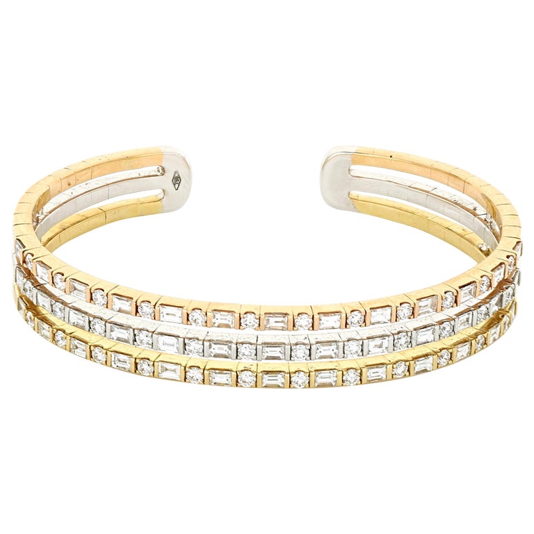 Multicolored Diamond Bracelet For Sale at 1stDibs