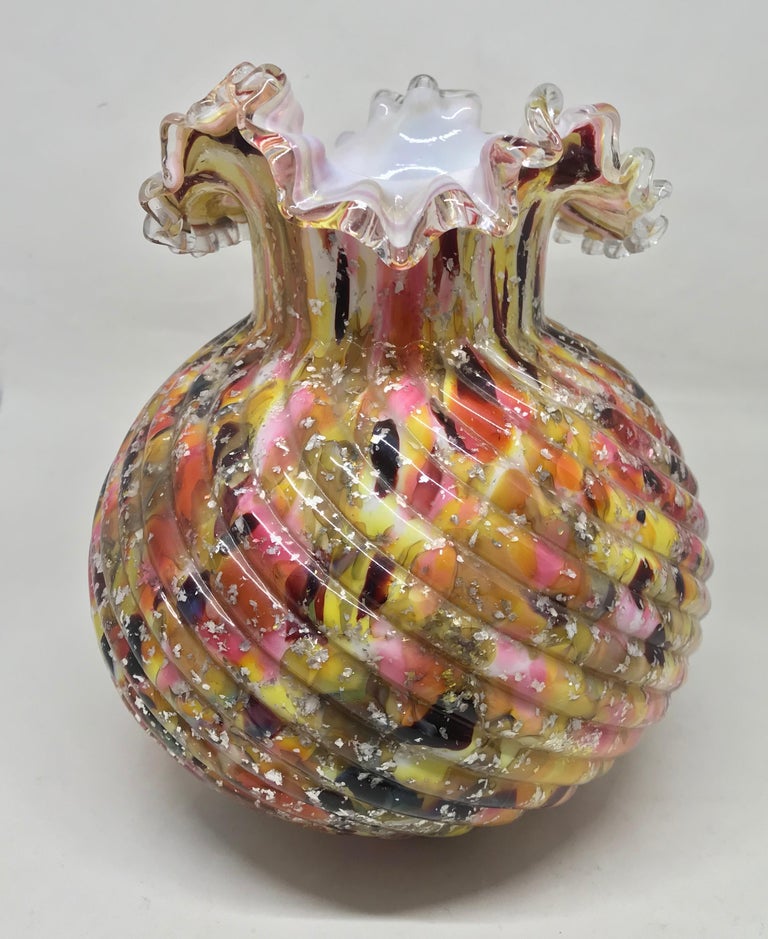 Multicolored Glass Pitcher For Sale at 1stDibs