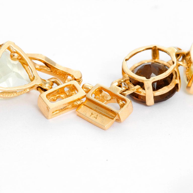 Multicolored Quartz and Citrine Set For Sale at 1stDibs