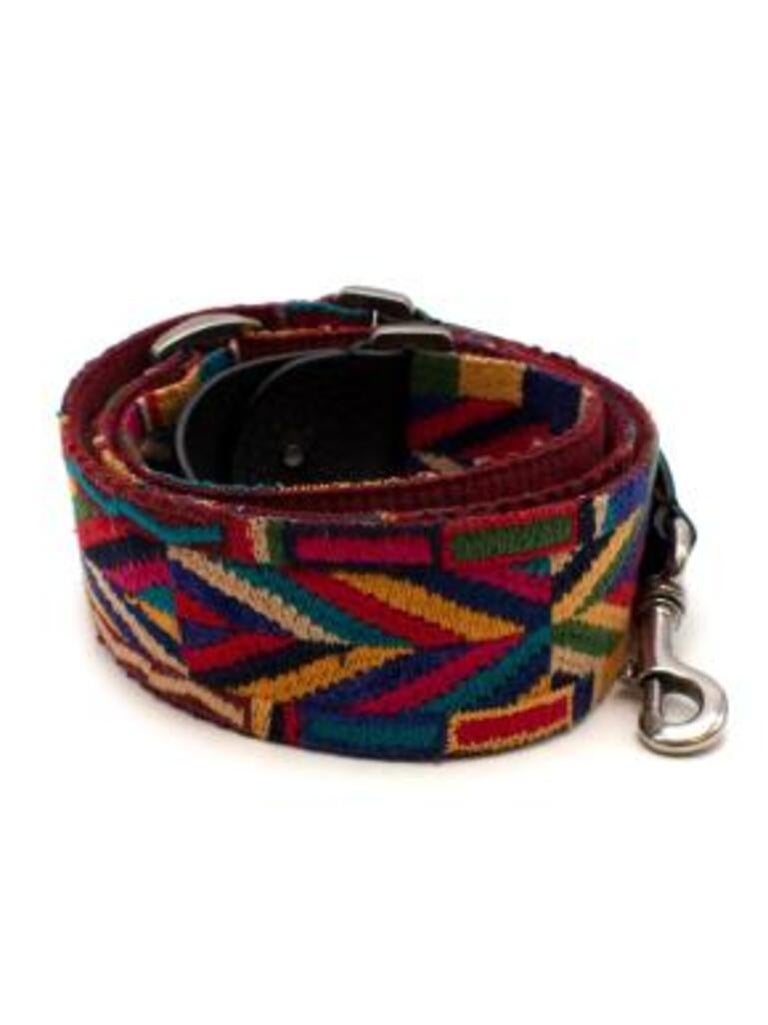 Multicolour Cotton Jacquard Stripe Bag Strap For Sale at 1stDibs