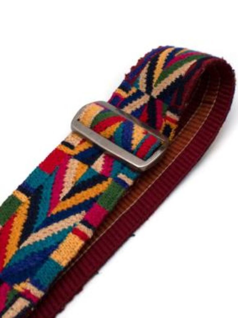 Multicolour Cotton Jacquard Stripe Bag Strap For Sale at 1stDibs