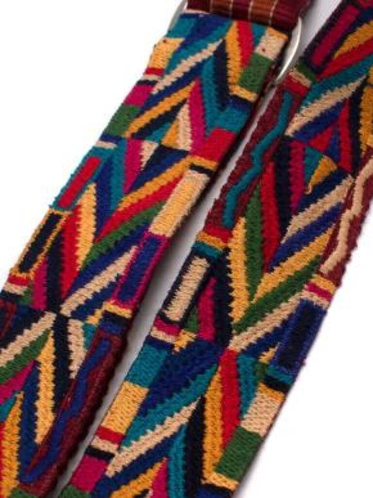 Multicolour Cotton Jacquard Stripe Bag Strap For Sale at 1stDibs