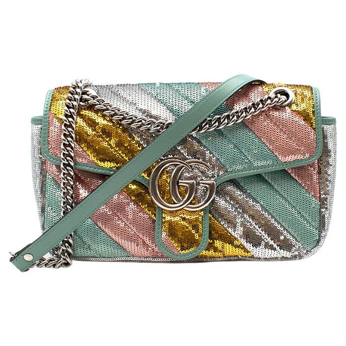 Gucci Small Turquoise GG Marmont Velvet Bag at 1stDibs | gucci marmont ...