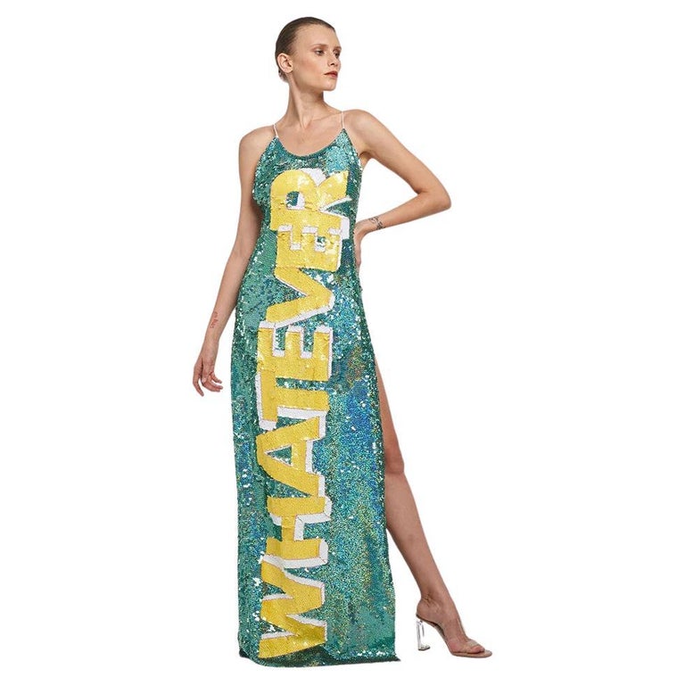 Multicoloured Sequins Whatever dress NWOT at 1stDibs