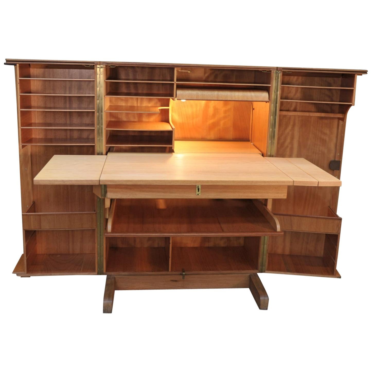 Mummenthaler and Meier "Magic Box" Folding Desk Cabinet at 1stdibs