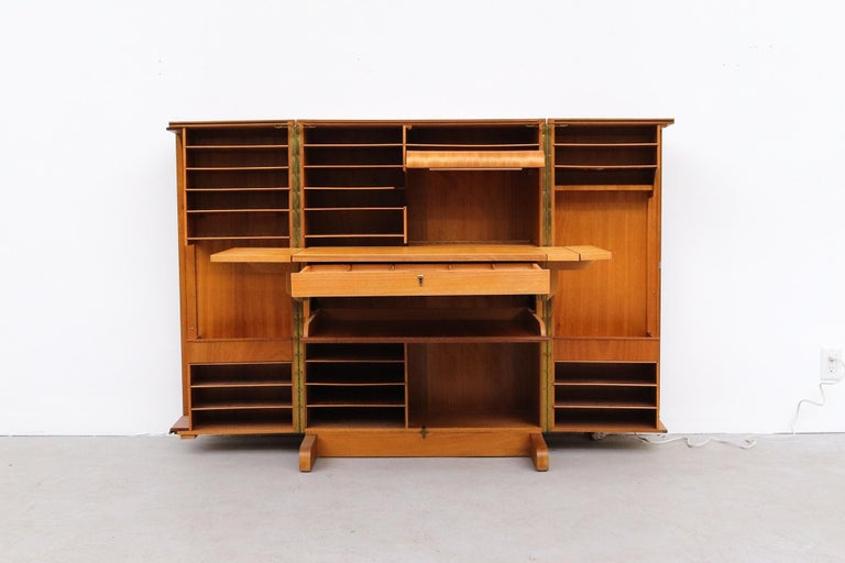 Mummenthaler and Meier "Magic Box" Folding Desk Cabinet For Sale at 1stDibs