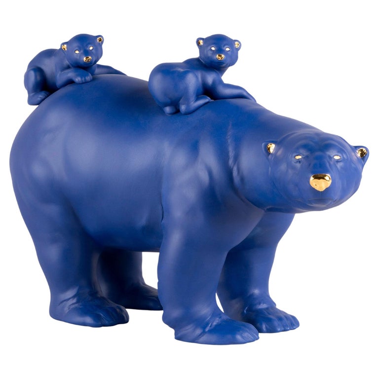 Mummy Bear and Babies 'Blau-Gold', limitierte Auflage im Angebot bei ...