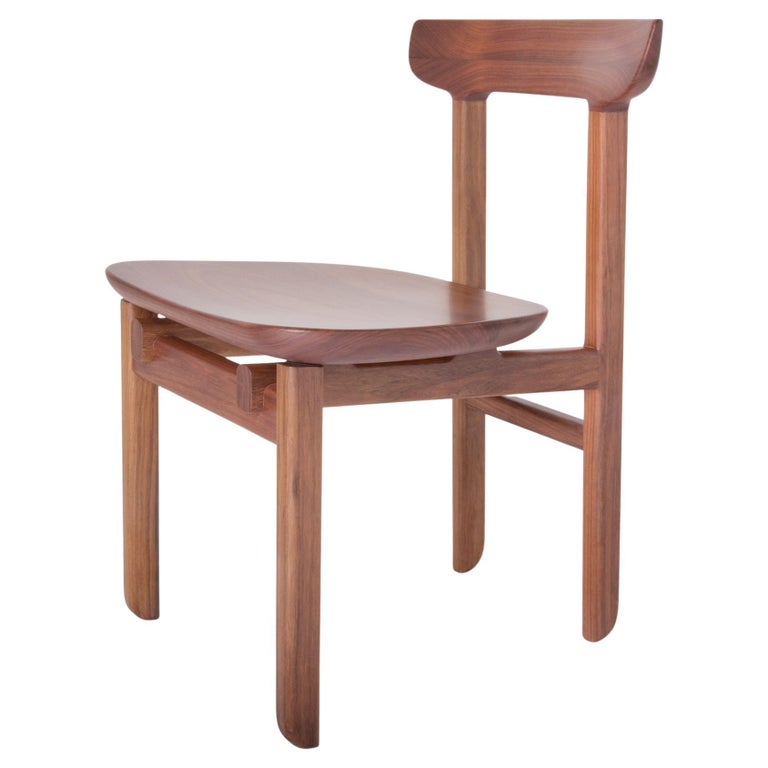 Muna Chair, Mexican modern design, Caribbean Walnut tropical hardwood ...