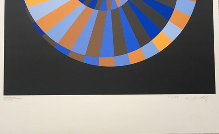Munich 1972 Jeux olympiques Ltd Affiche officielle de l'emblème «pirale ...