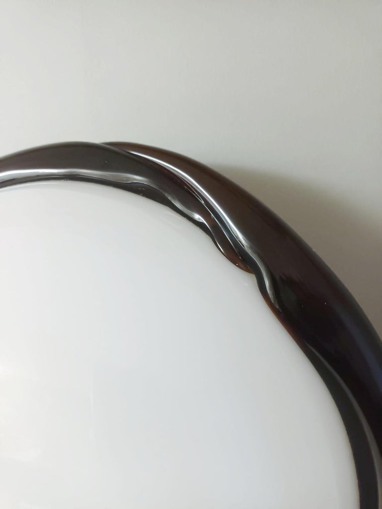 Murano Flush Mount / Sconce by Venini For Sale at 1stDibs