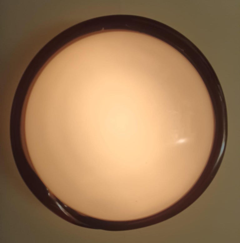Murano Flush Mount / Sconce by Venini For Sale at 1stDibs