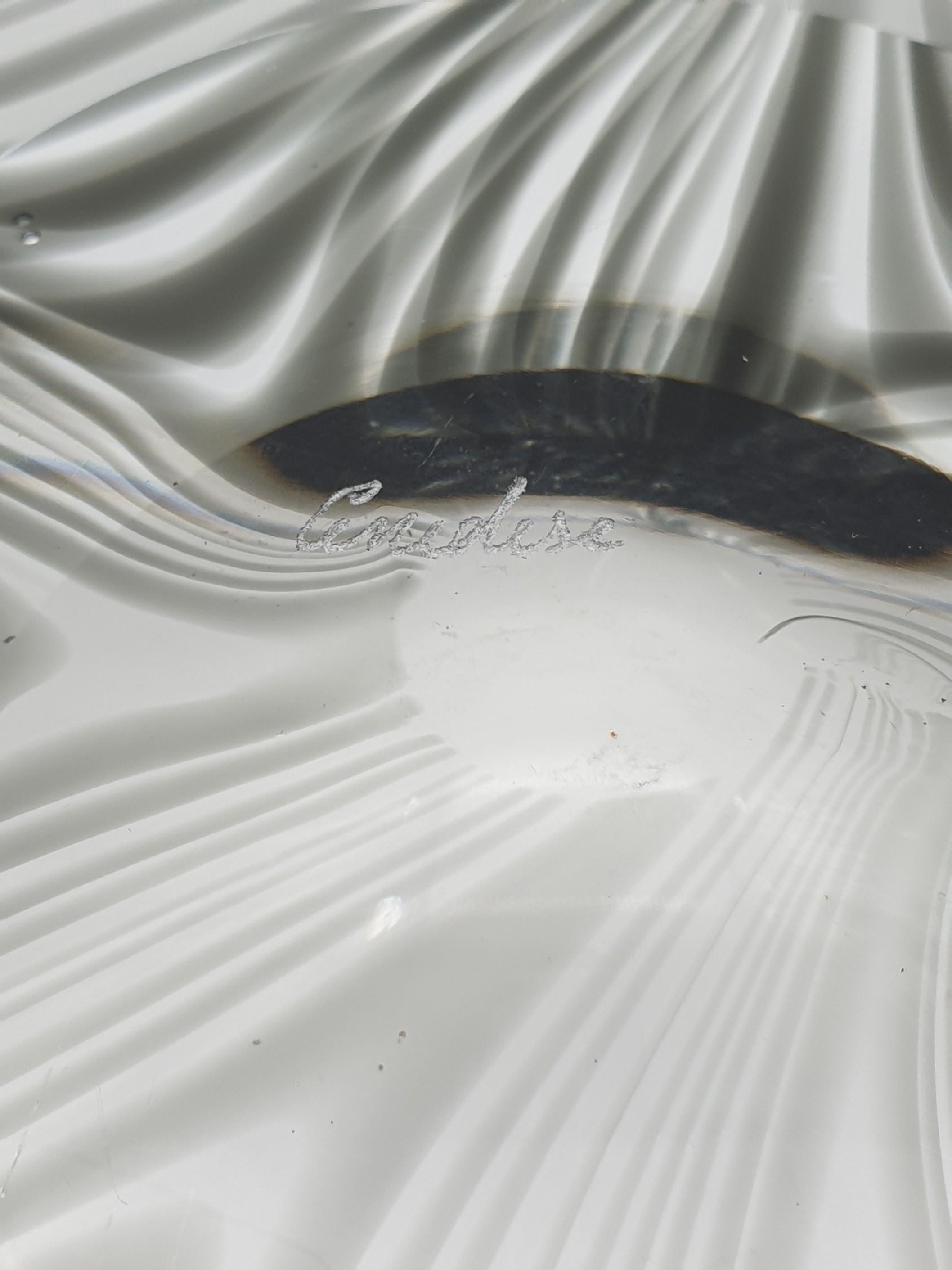 Murano Glass Bowl in "Fenicio" Festooning Pattern by Cenedese, 1970s ...