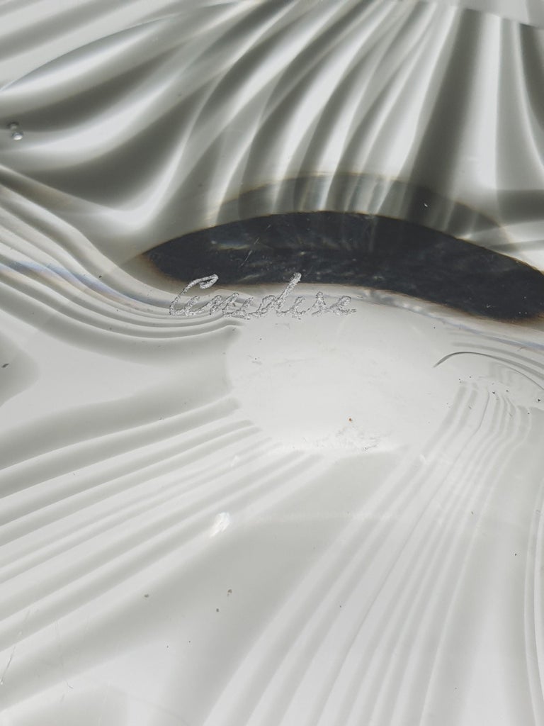 Murano Glass Bowl in "Fenicio" Festooning Pattern by Cenedese, 1970s ...