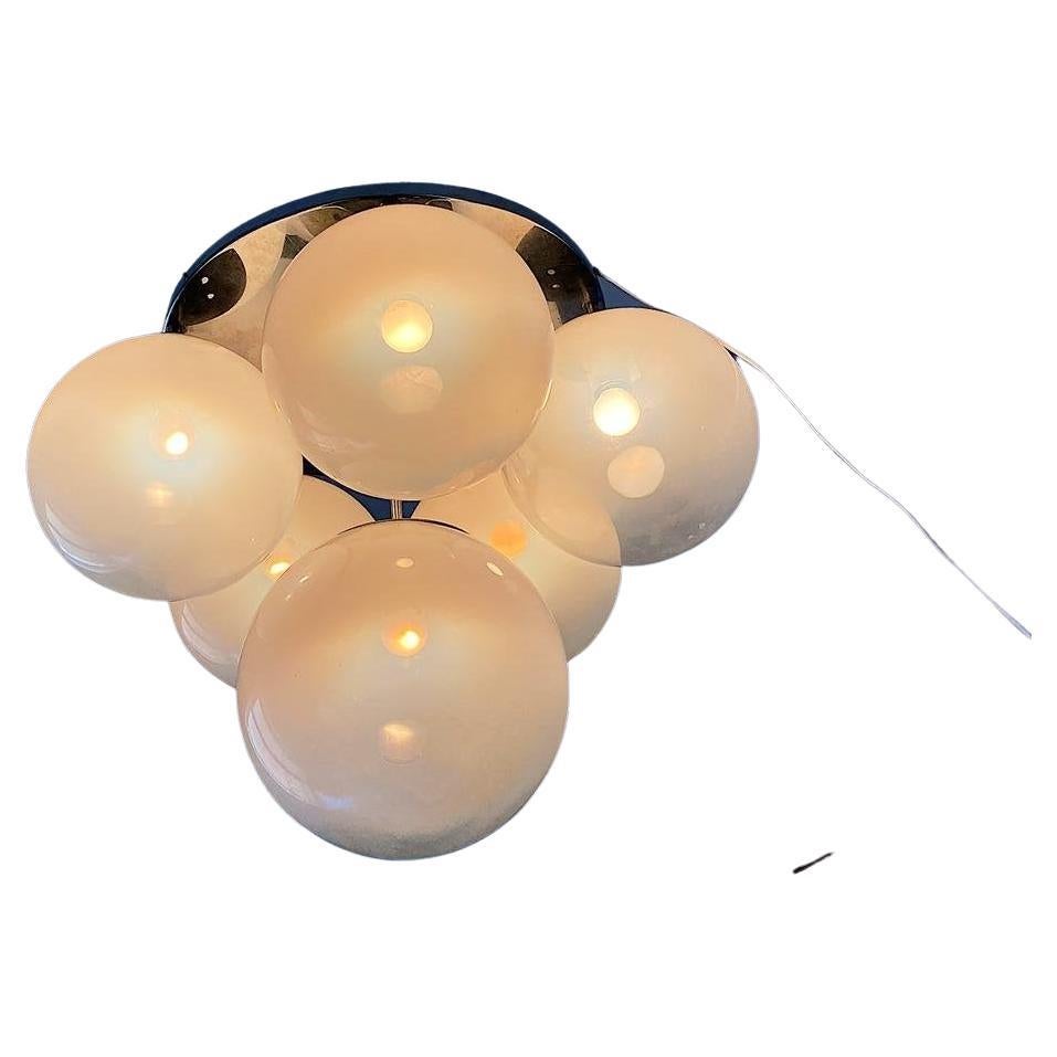 Ceiling Lamp Glass Italy 1970s at 1stDibs