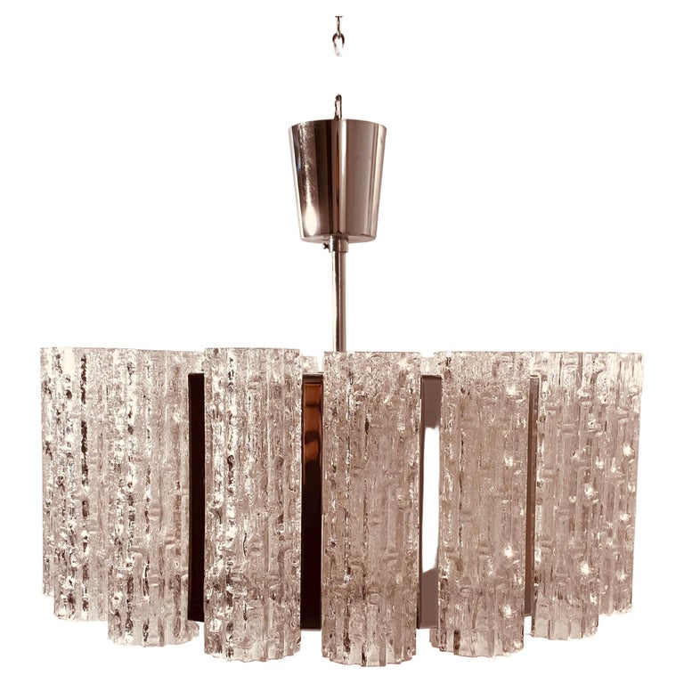 Lustre en verre de Murano par Barovier and Toso, Italie 1960s En vente ...