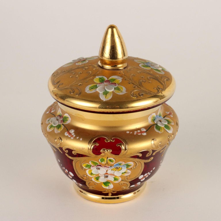 Murano Glass Coffee Service, 20th Century For Sale at 1stDibs