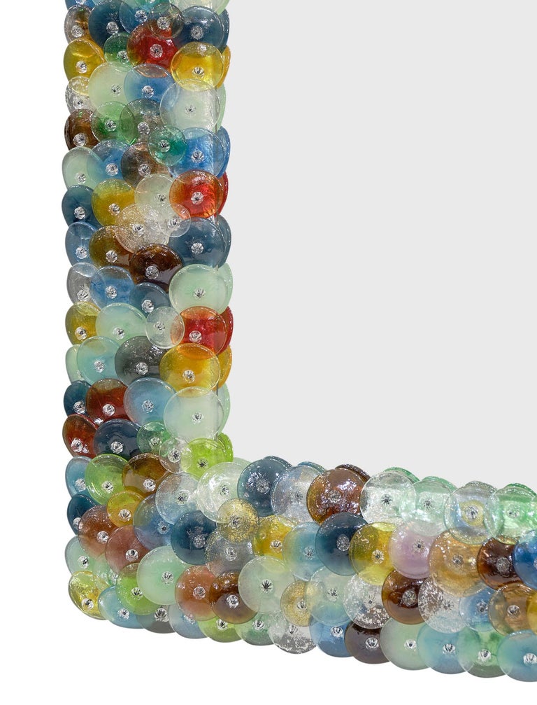 Murano Glass “Coriandoli” Mirror For Sale at 1stDibs