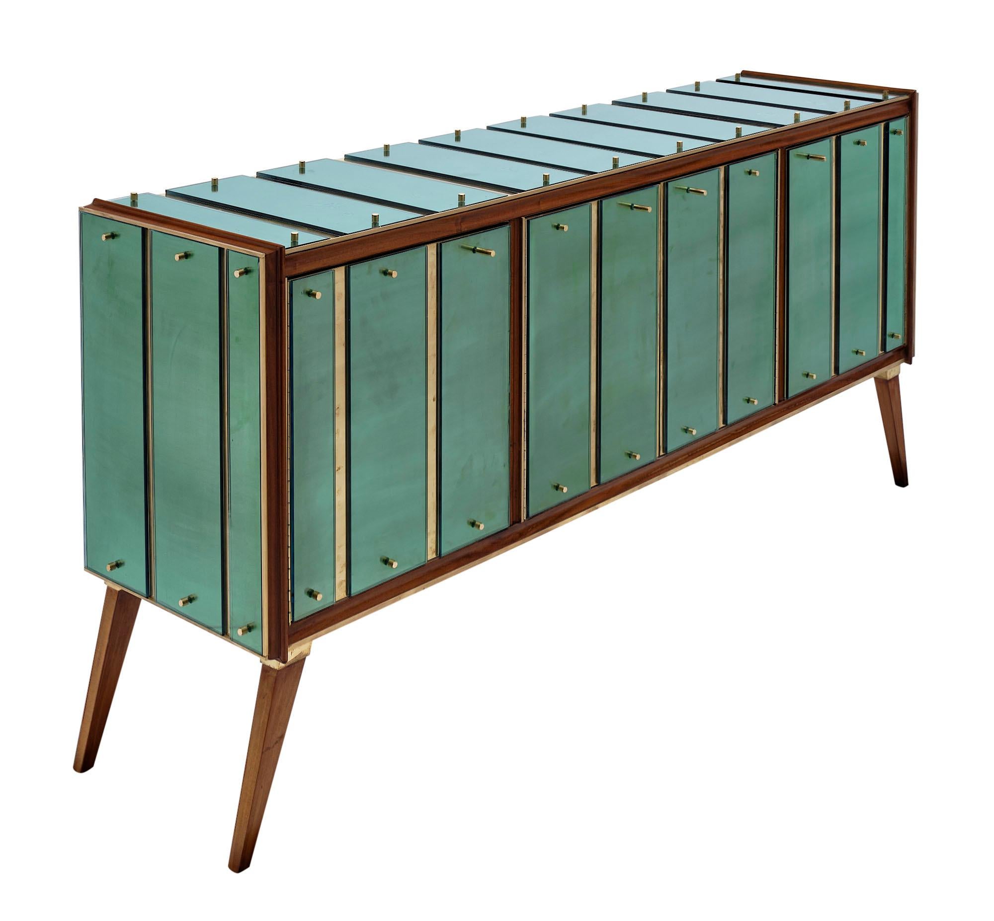 Murano Glass Covered Buffet at 1stDibs